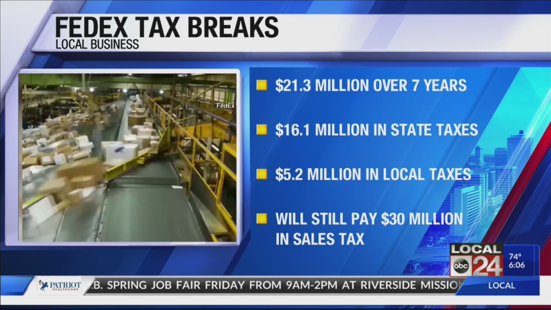 $21M FedEx Memphis tax break heads to governor’s desk | localmemphis.com