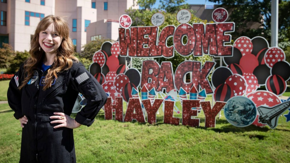 St. Jude survivor and civilian astronaut has returned home ...