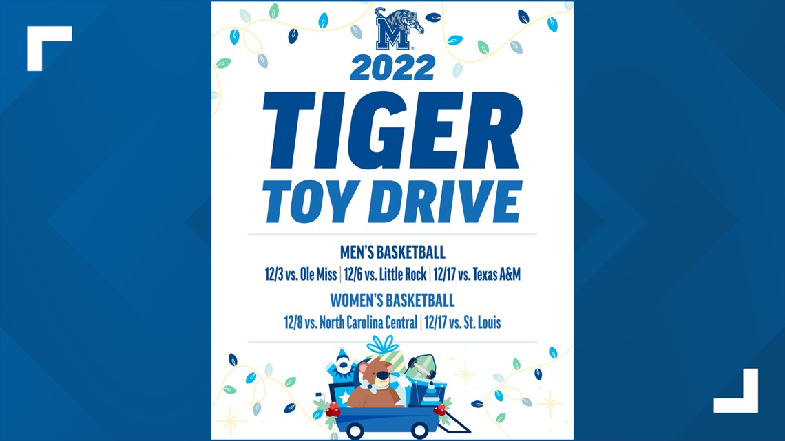 Memphis Tigers Basketball 2022 Tigers Toy Drive | localmemphis.com
