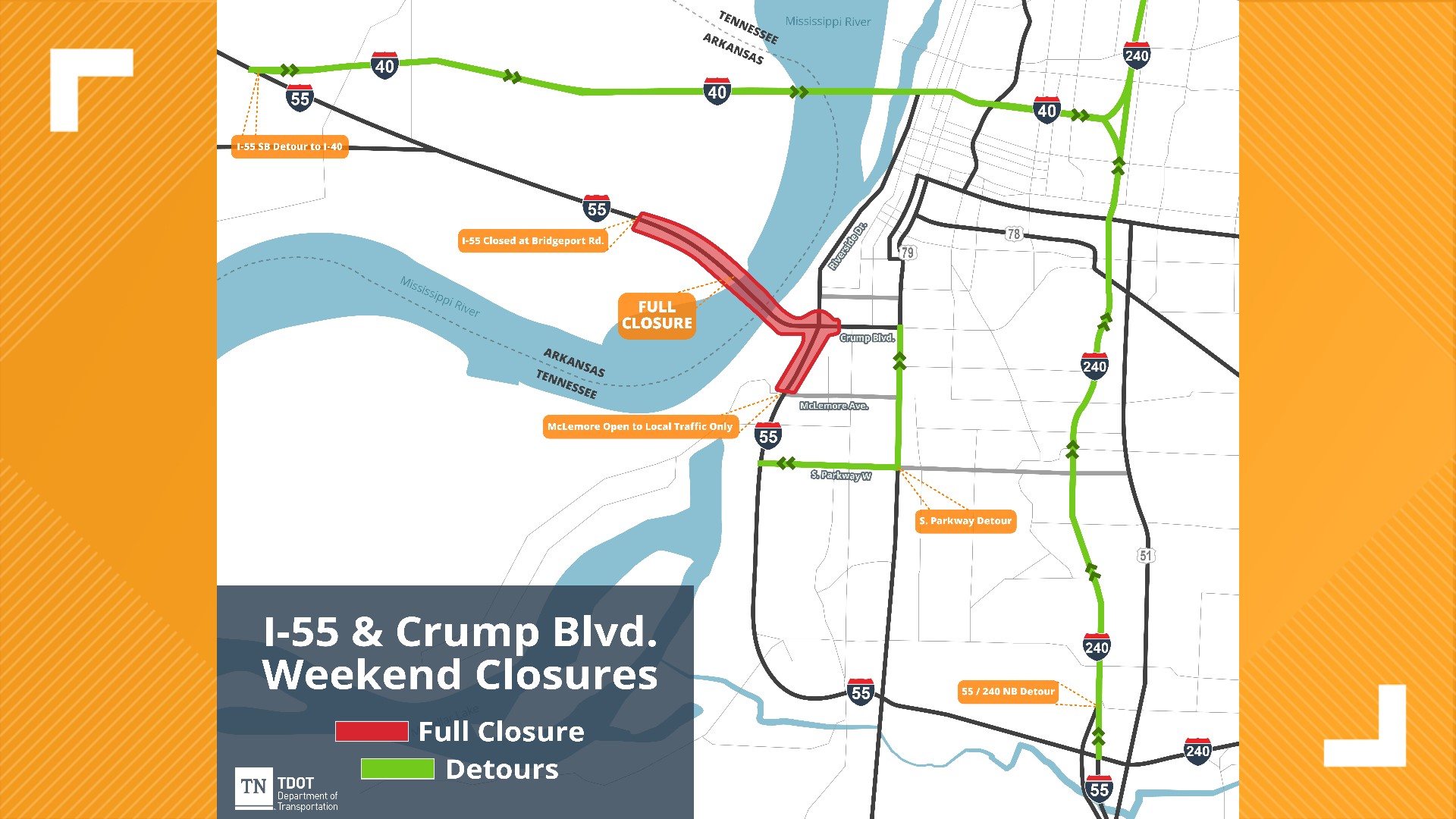 TDOT: I-55 bridge back open ahead of schedule | localmemphis.com