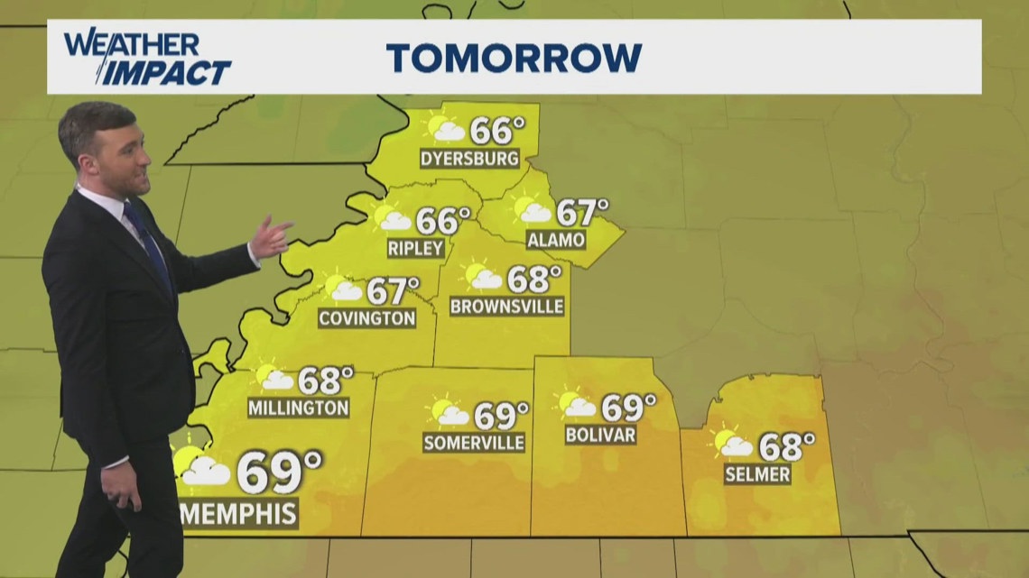 Strong storms roll through Memphis area, spotty rain continues ...