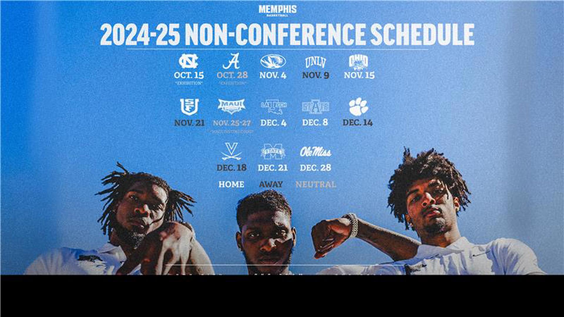 U of M basketball announces non-conference schedule | localmemphis.com