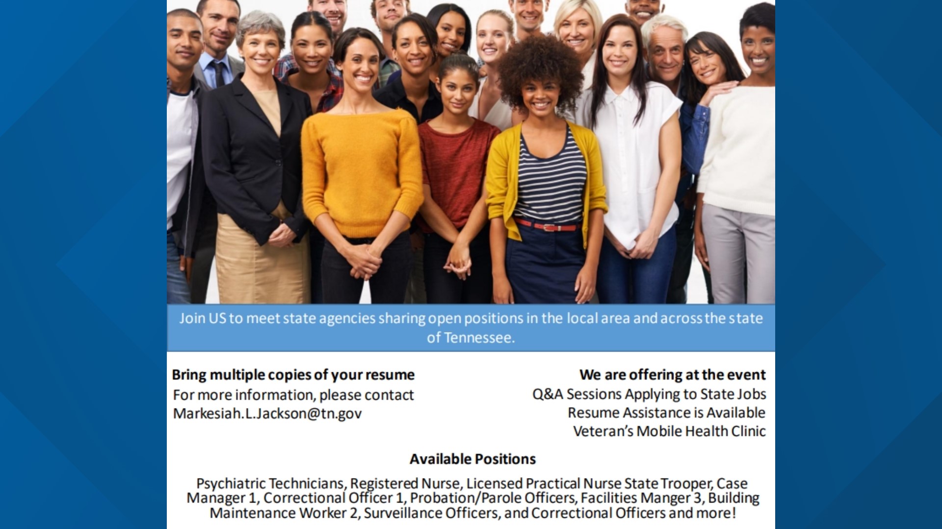 Here's how you can attend Tennessee and Me Job fair today ...