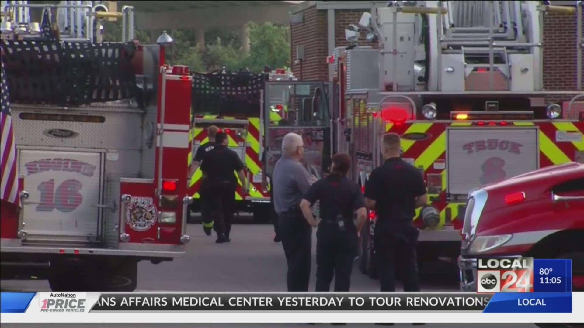 Memphis firefighters respond to one of their own buildings ...