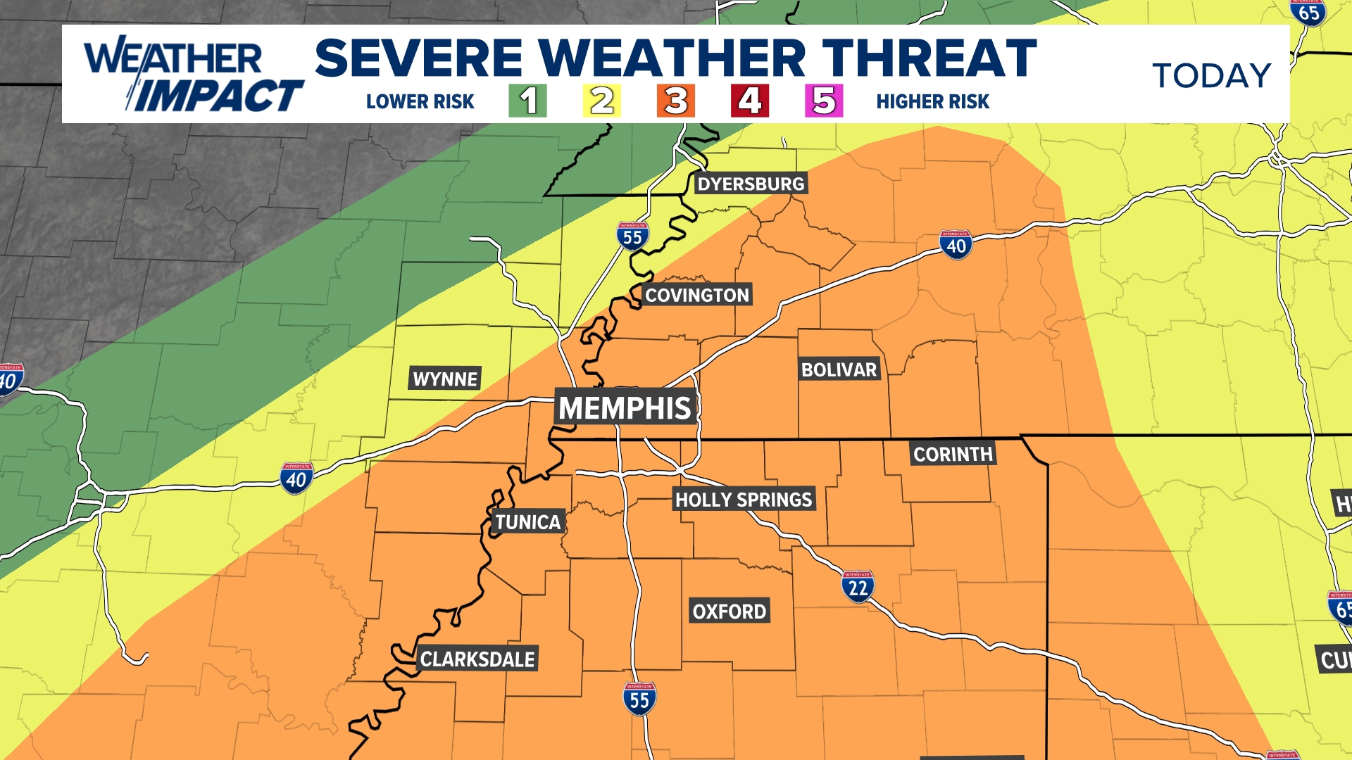 Heavy rain and severe storms possible in Memphis on Saturday ...