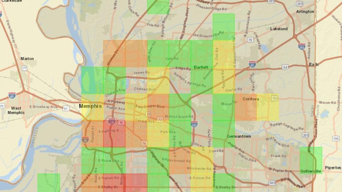 Over 12,000 MLGW customers without power during outage Wednesday ...
