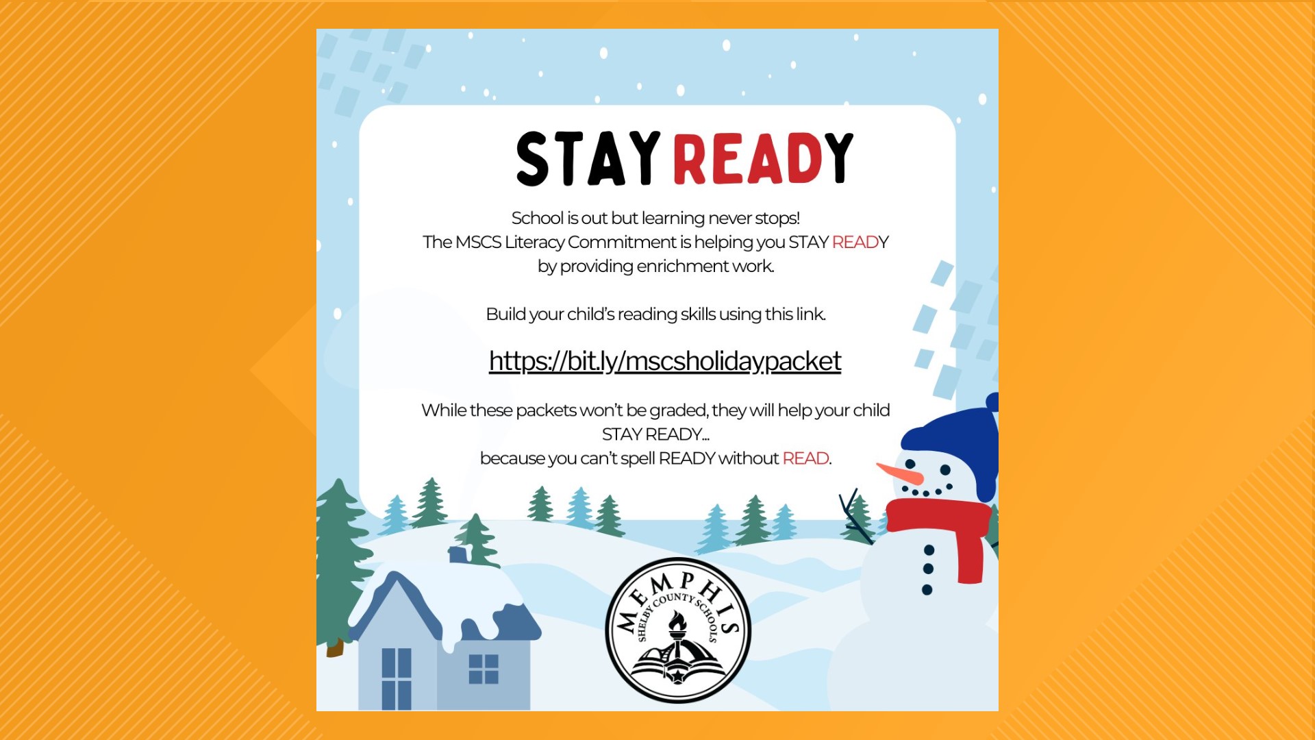 MSCS offering literacy winter packets for 3rd, 4th graders ...