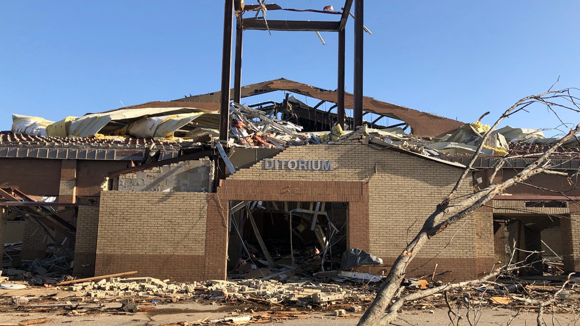 Wynne, Arkansas tornado damage drone video | localmemphis.com