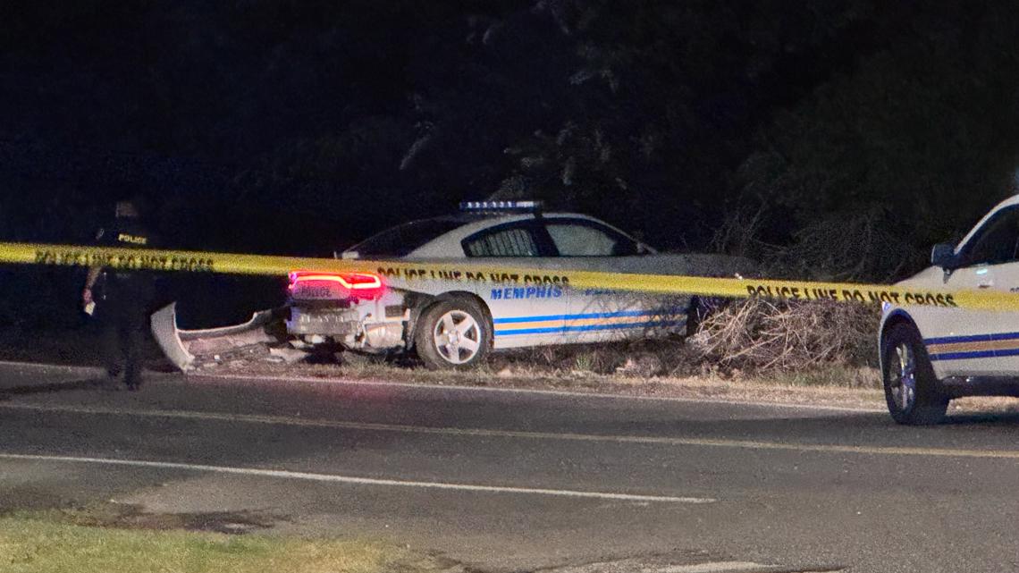 Memphis Police car stolen then found damaged, suspect on the run ...