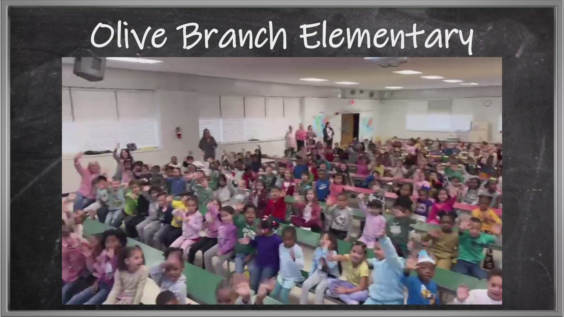 Meteorologist Trevor Birchett visits Olive Branch Elementary School ...