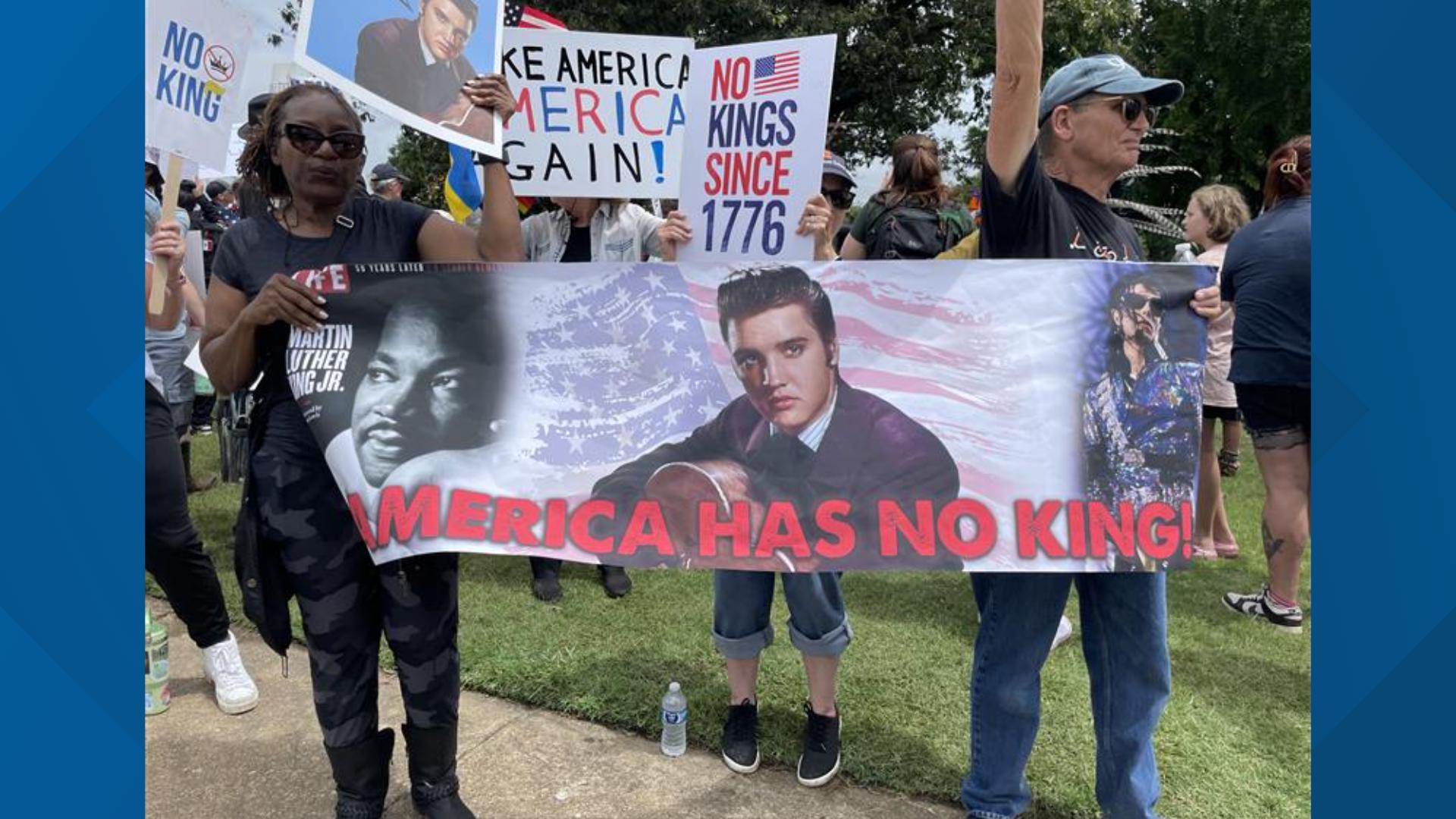 Memphis protesters join nationwide 'No Kings' rally | localmemphis.com