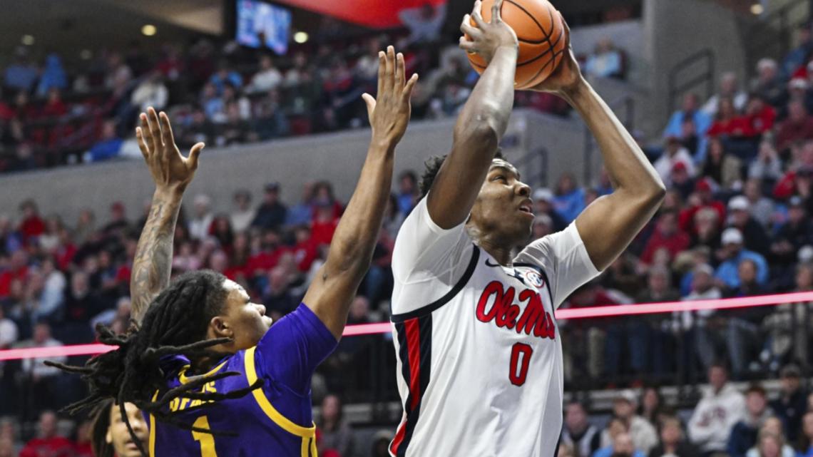 Malik Dia scores 19 points, No. 23 Mississippi beats LSU 77-65 for 3-0 ...