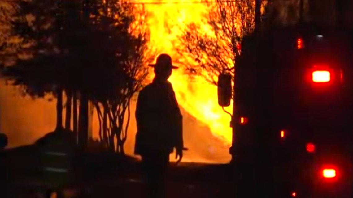 Gas line rupture causes fire in Collierville | localmemphis.com