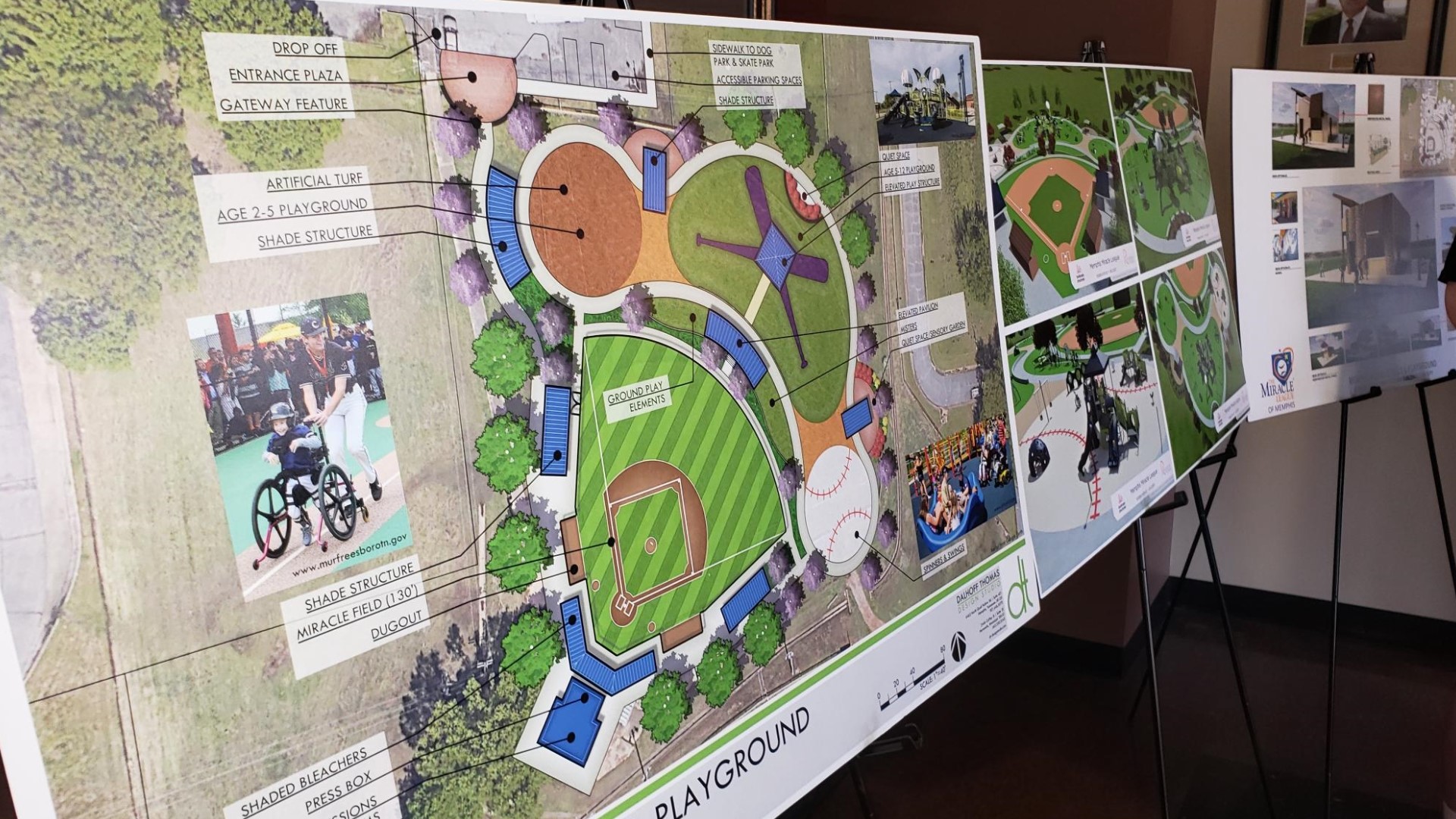 Miracle League inclusive baseball field and playground in Memphis ...