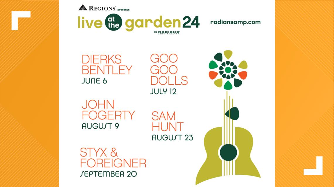 2024 Live at the Garden concert series line-up | localmemphis.com