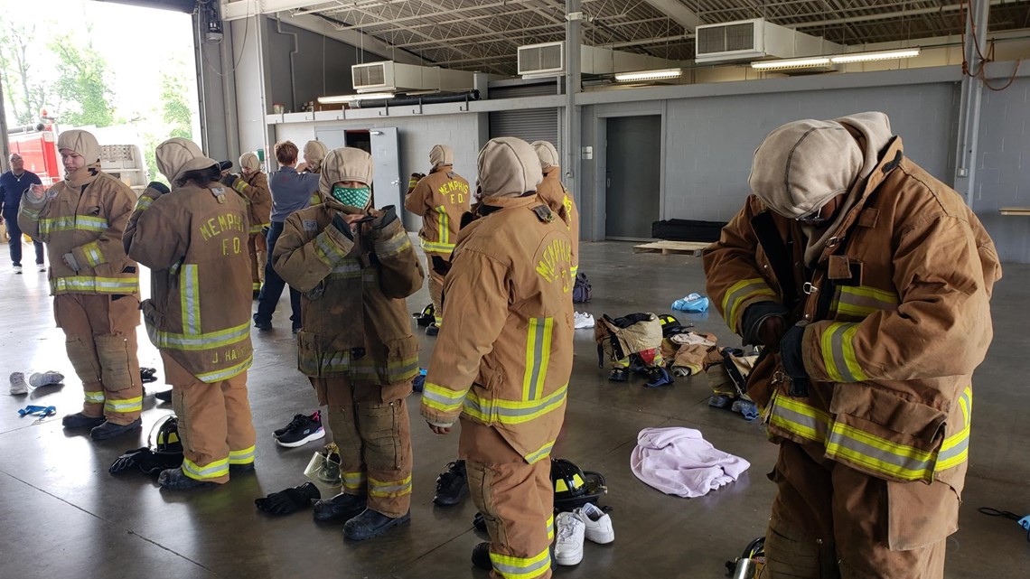 Memphis girls firefighting and EMS training at 'HERo Day ...