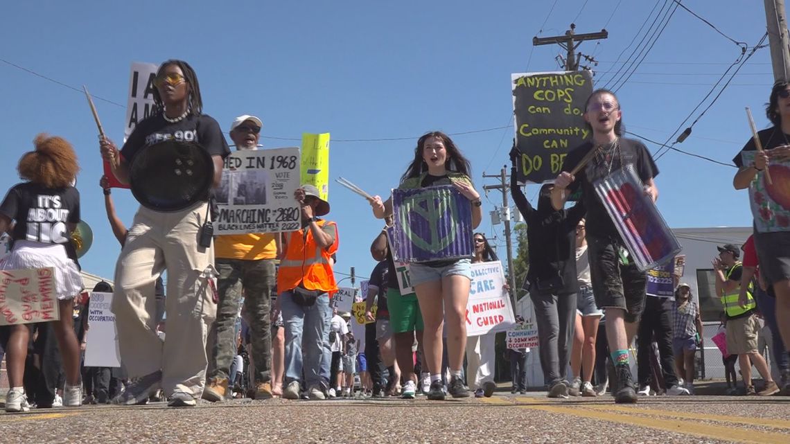 Free the 901 Coalition takes demands for change to City Hall with a ...