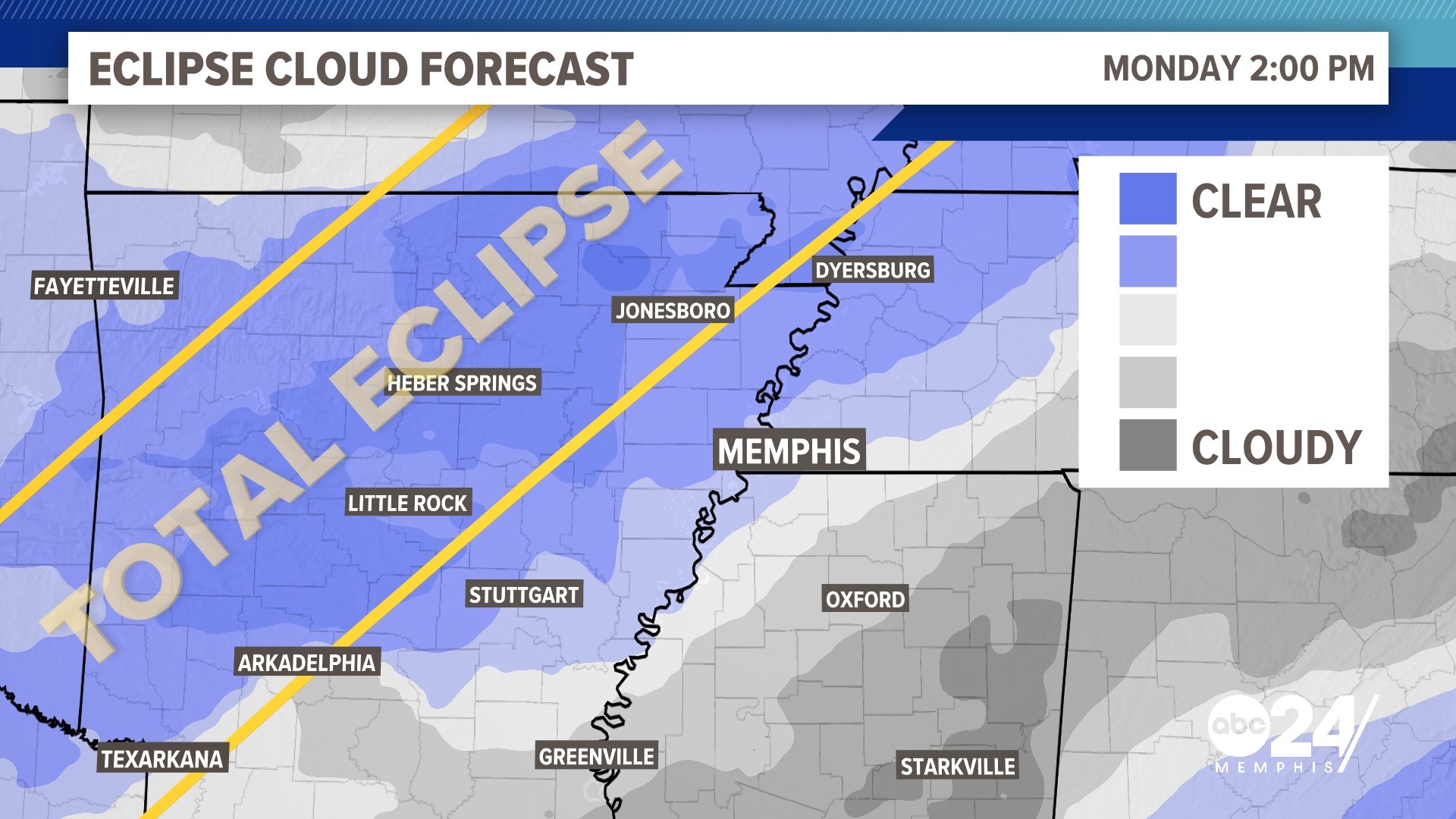 Will there be clouds in Memphis during the solar eclipse ...