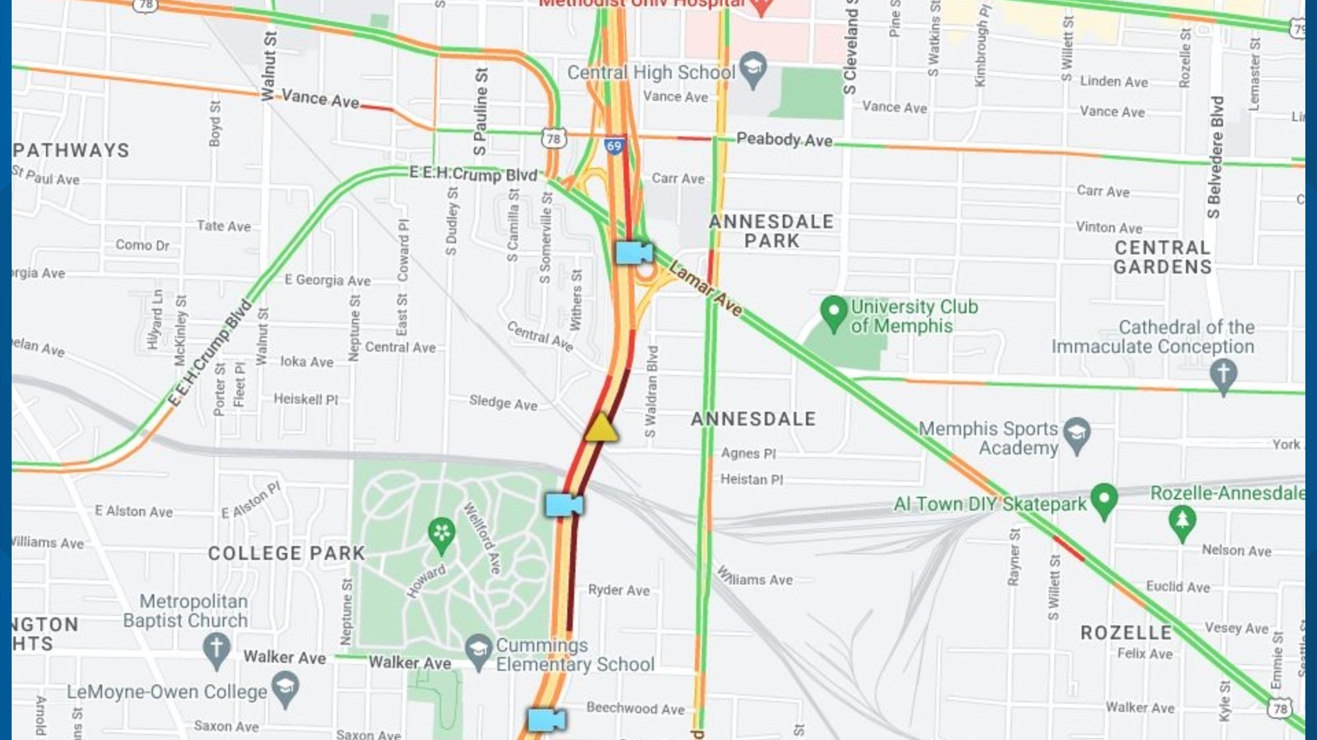 Multi-vehicle crash shuts down I-240 near Lamar Ave | localmemphis.com