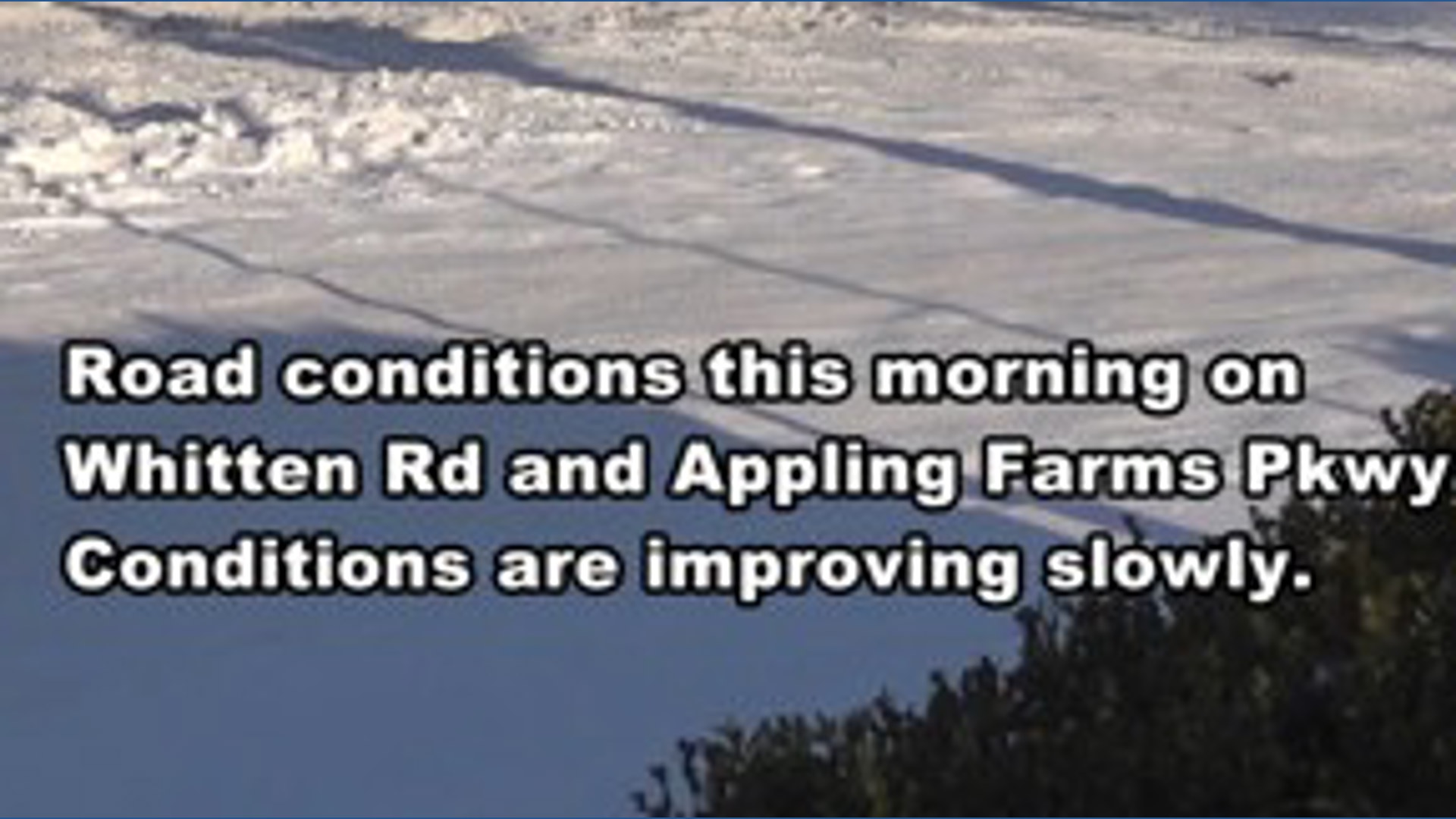 Winter Weather | Whitten Road, Appling Farms Pkwy. conditions on Jan ...