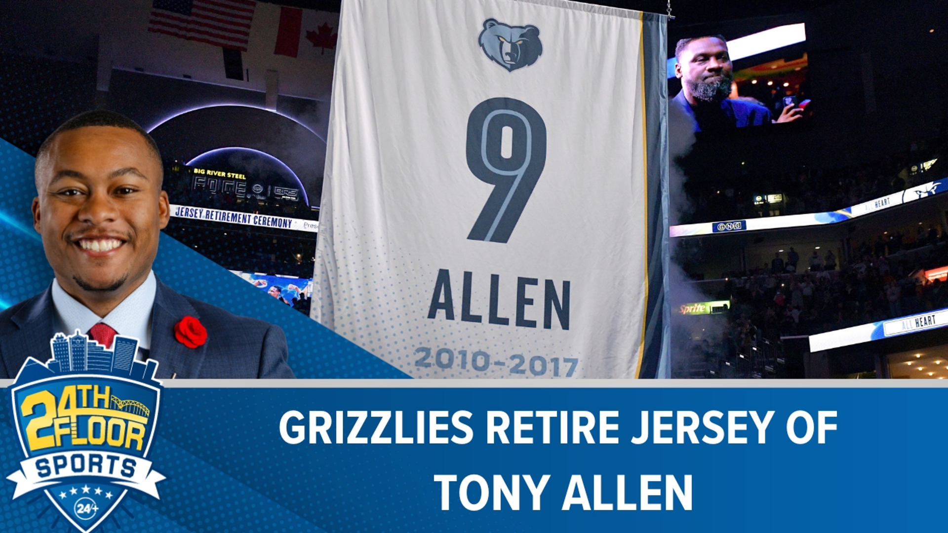 Grizzlies retire jersey of Tony Allen | localmemphis.com