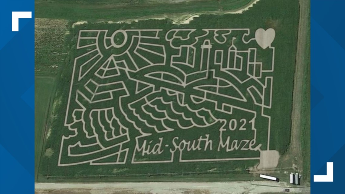 2021 Mid-South Corn Maze at Agricenter International in Memphis ...