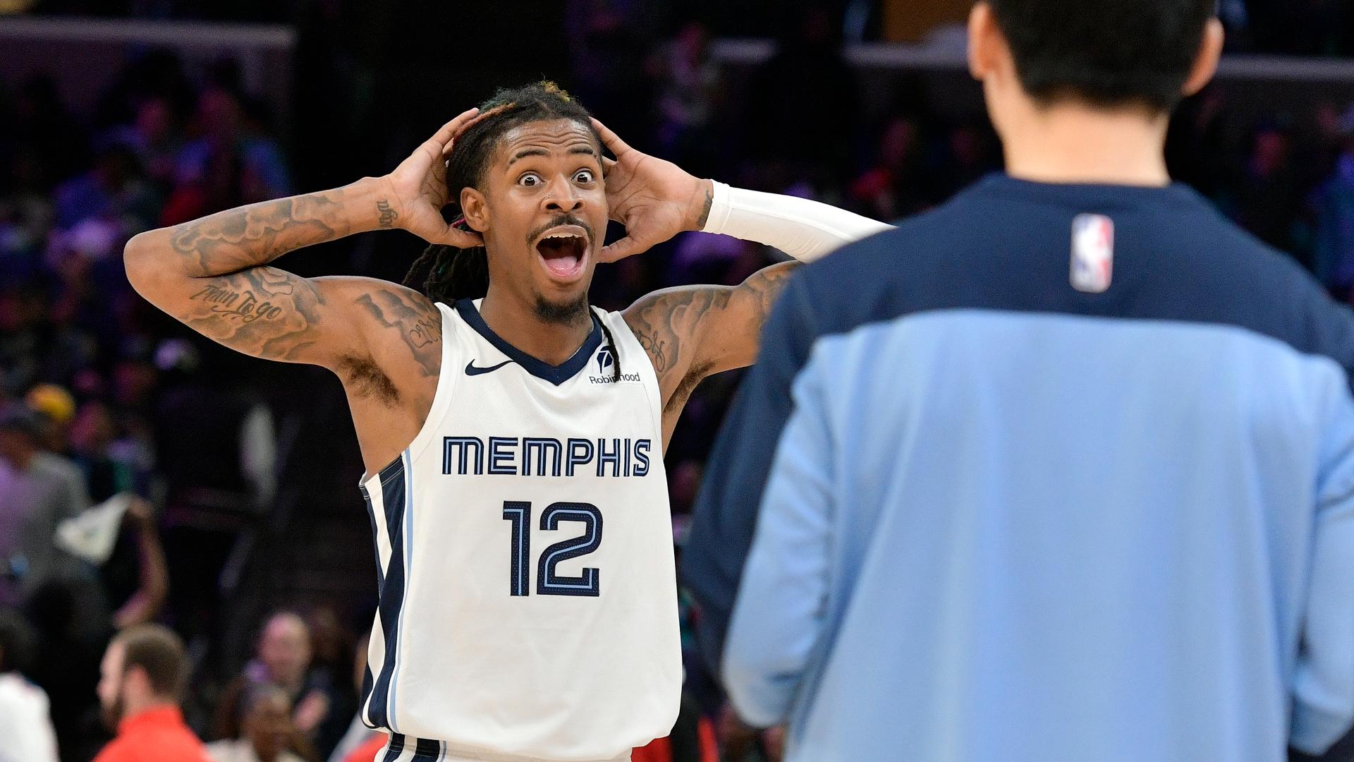 Ja Morant shows frustration after Grizzlies loss to Timberwolves ...
