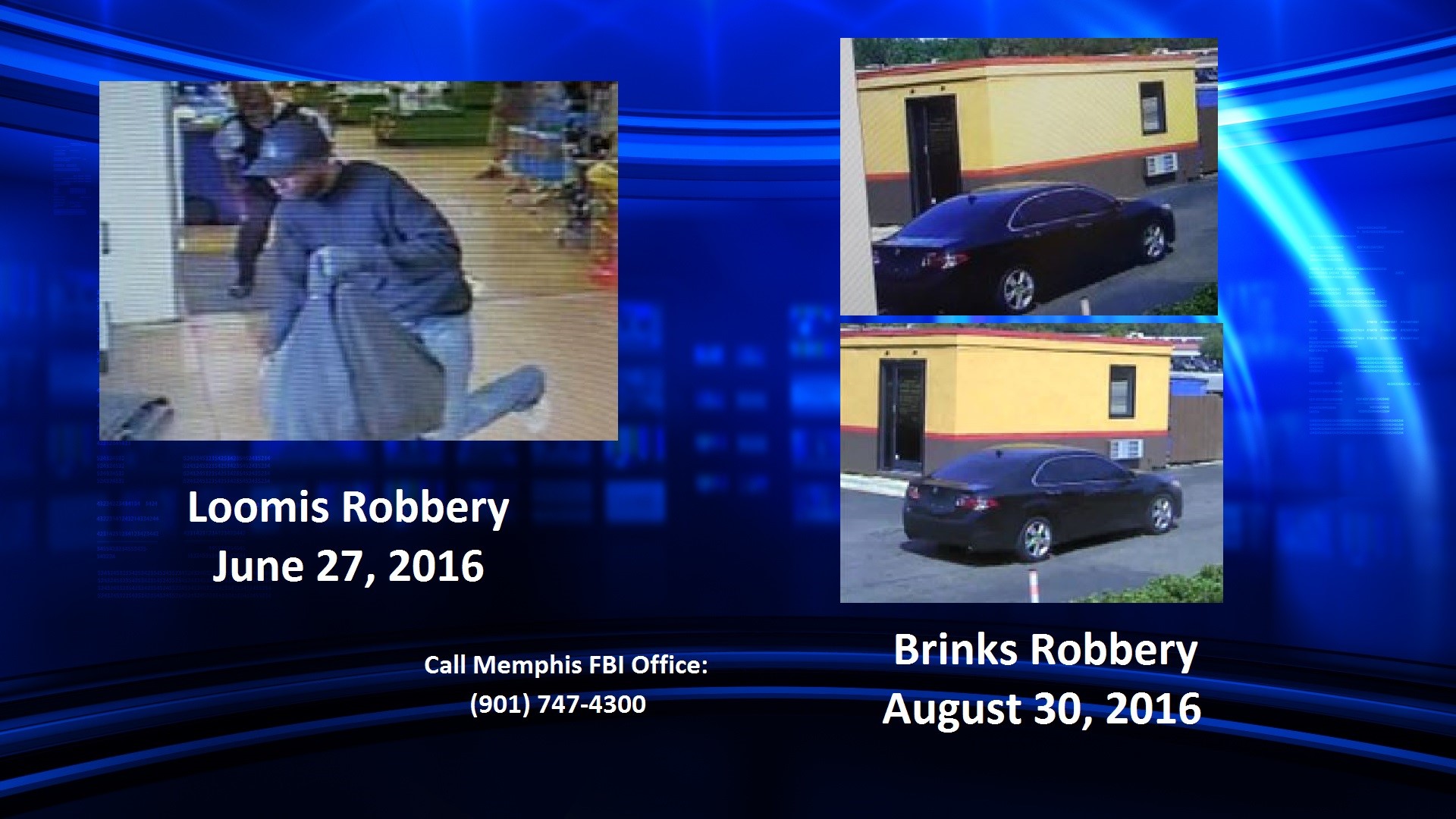 Memphis FBI Office Searching For Armored Car Robbers | localmemphis.com