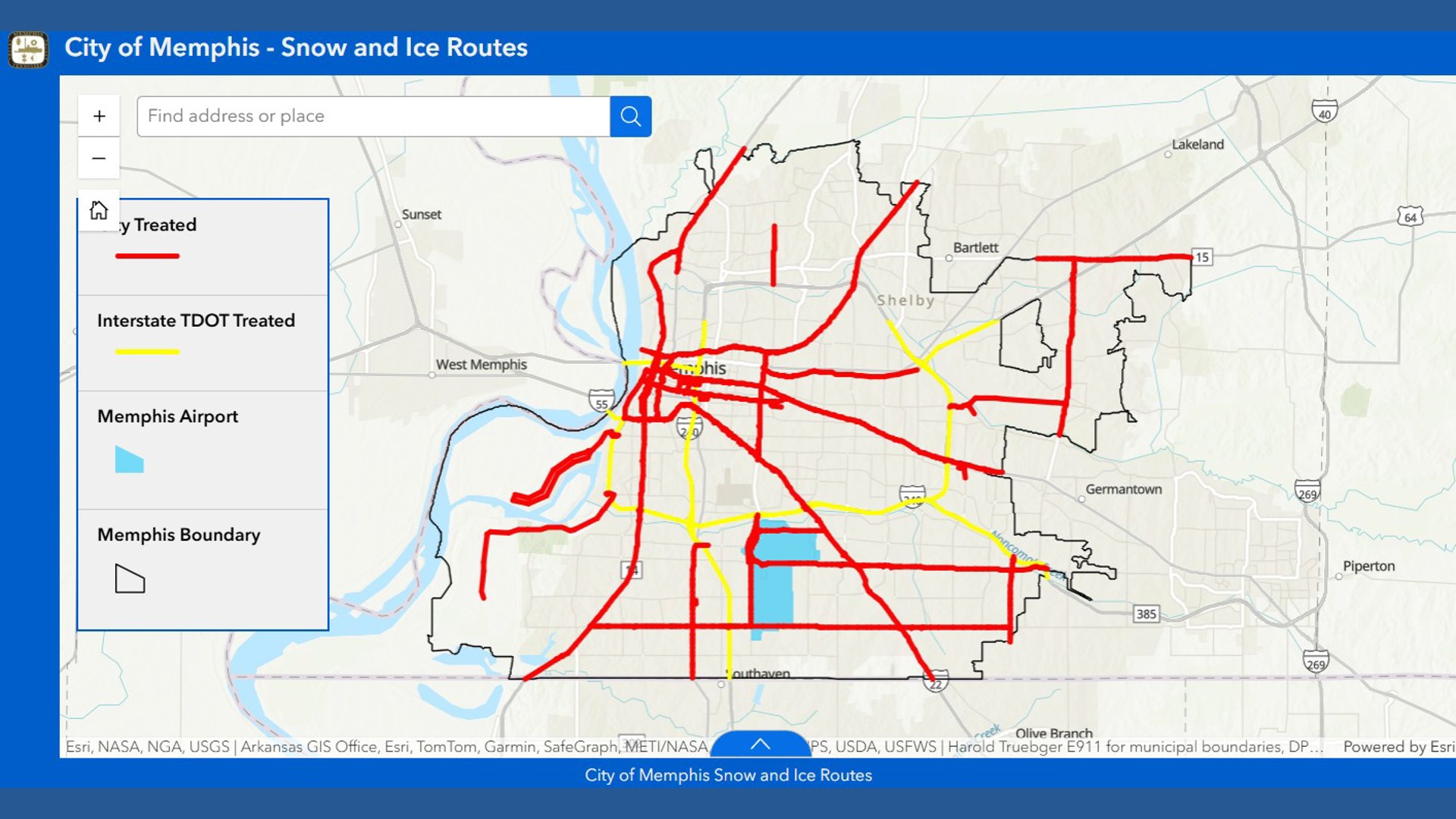City of Memphis reveals snow and ice plan for upcoming winter weather ...