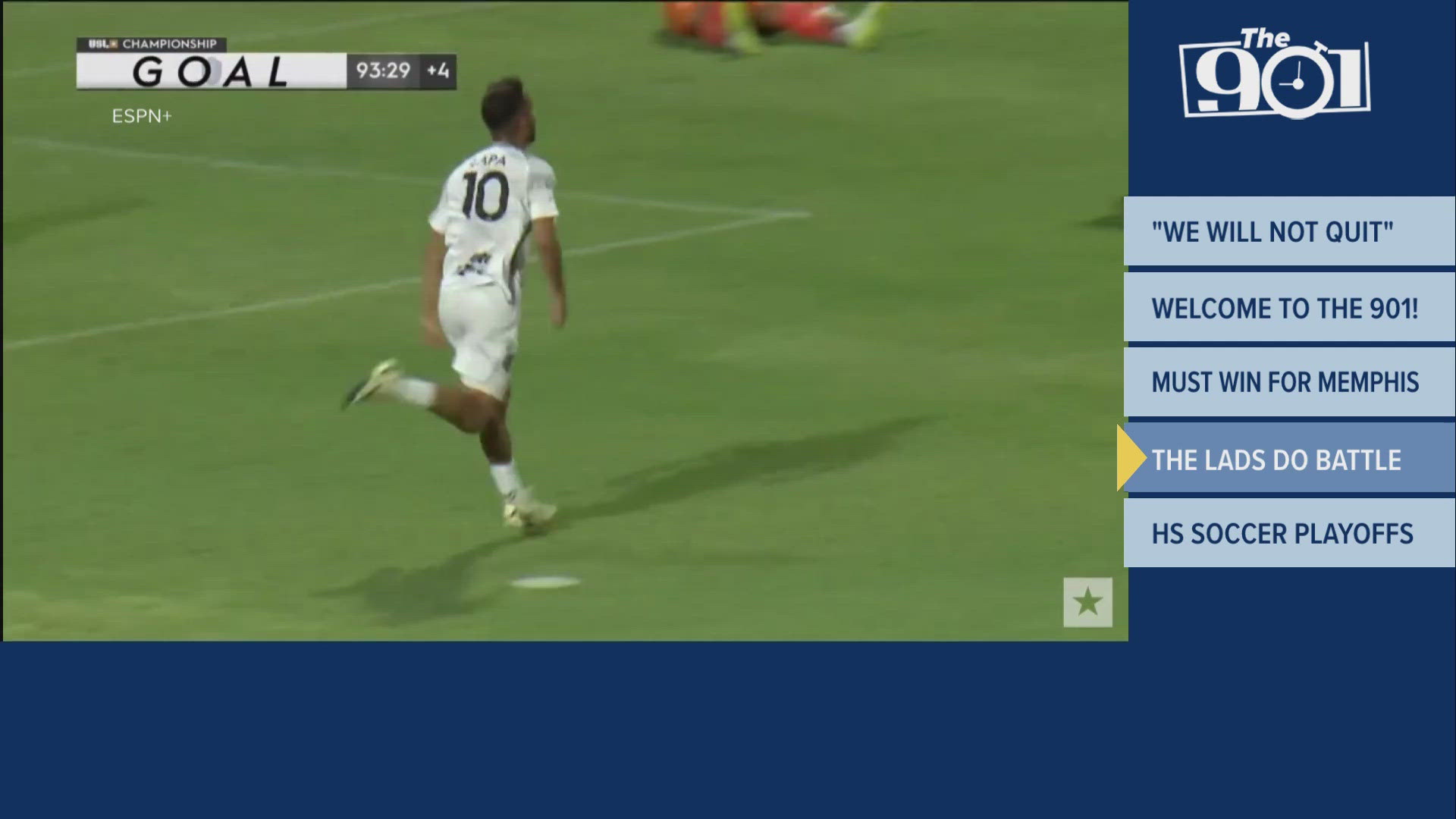 Memphis 901 FC beat El Paso Locomotive FC 2-1 off a last-minute goal ...