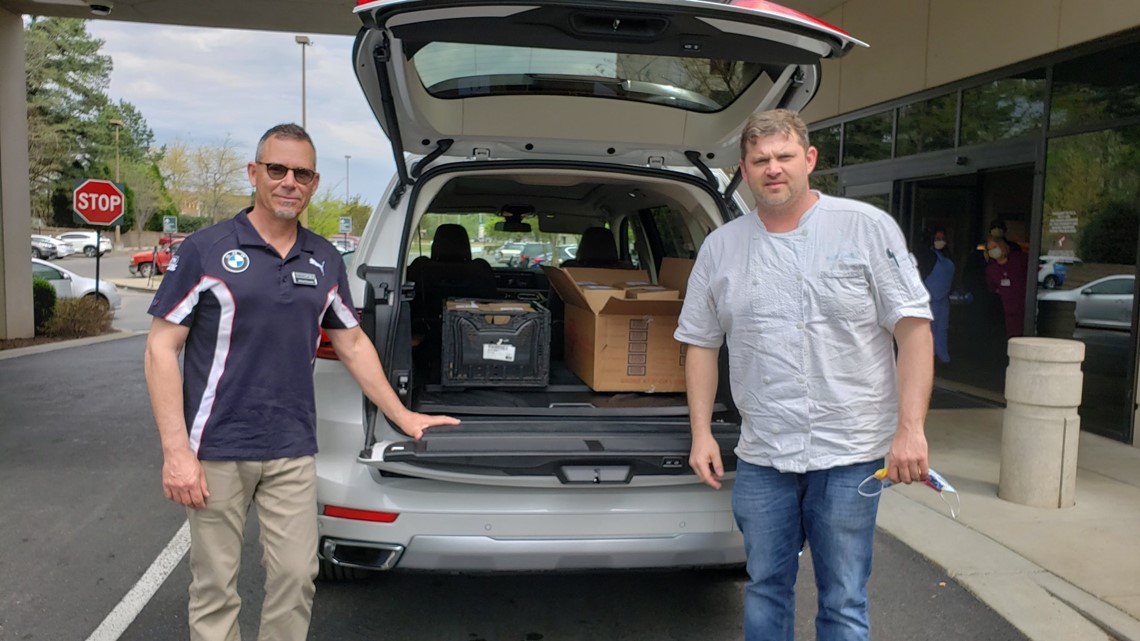 Chef Kelly English & Roadshow BMW team up to feed healthcare workers ...