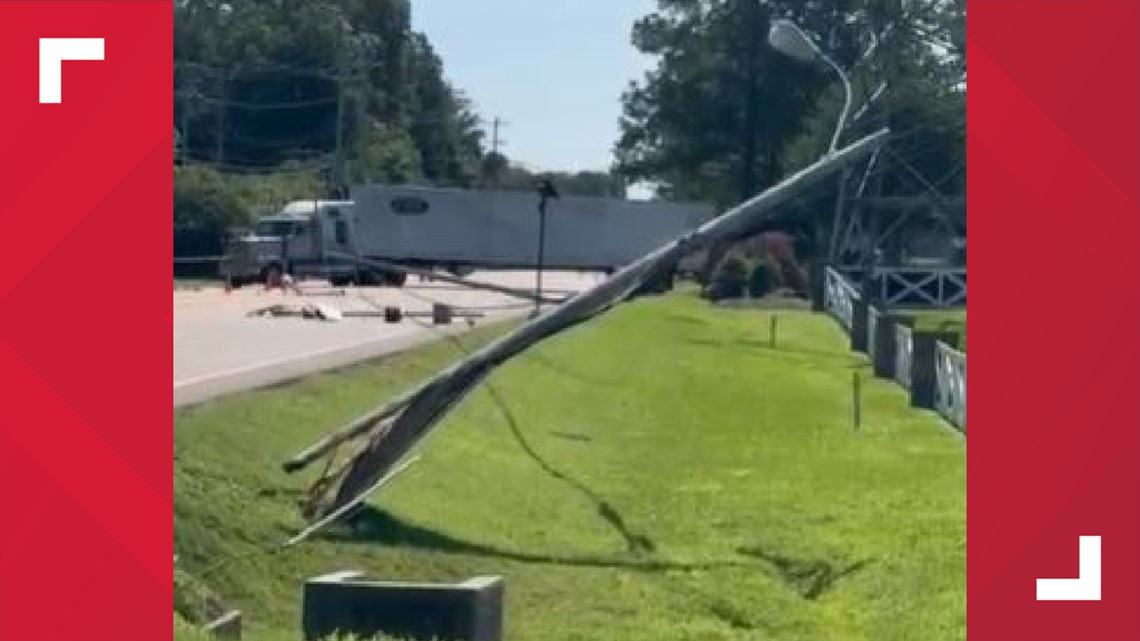 Poplar Ave. in Germantown reopens: 18-wheeler hit power line ...
