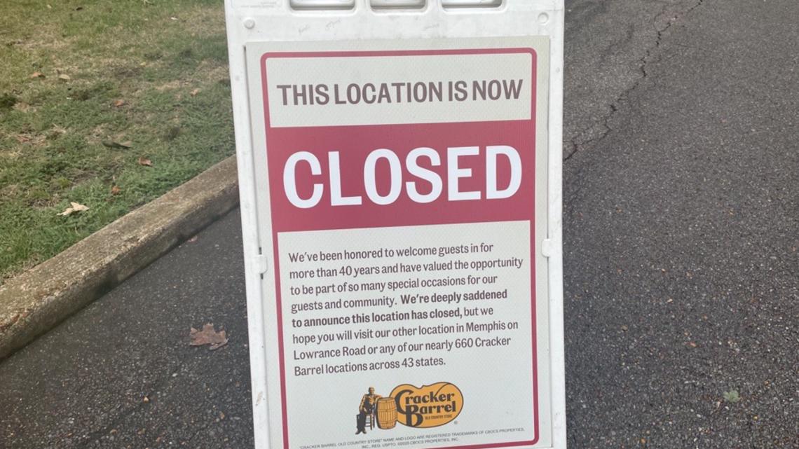 Northeast Memphis Cracker Barrel location closes | localmemphis.com