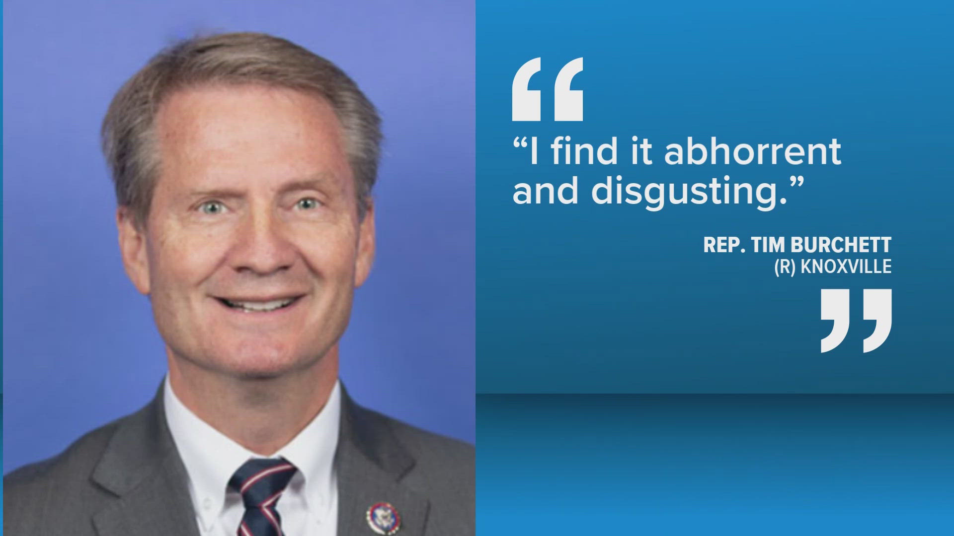 Rep. Tim Burchett condemns post on Trump's Truth Social depicting ...