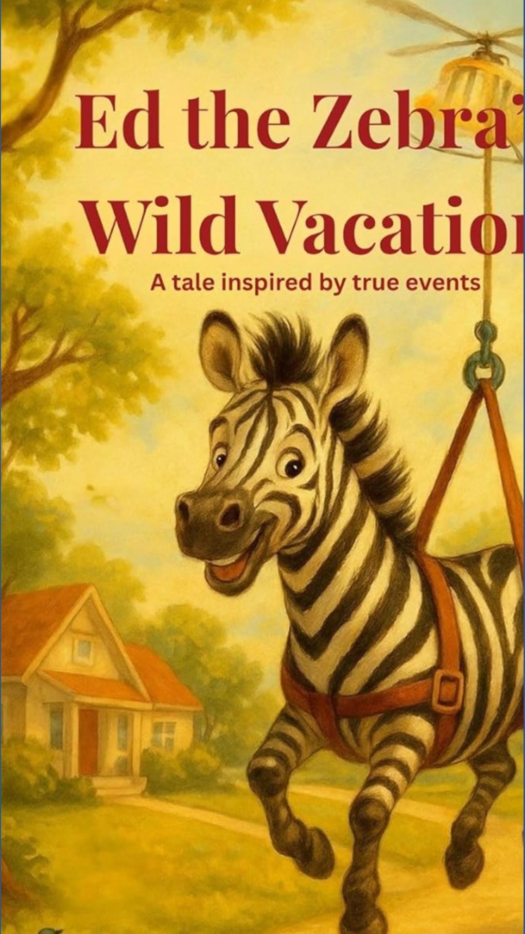 Ed the Zebra's runaway adventure inspires new children's book ...