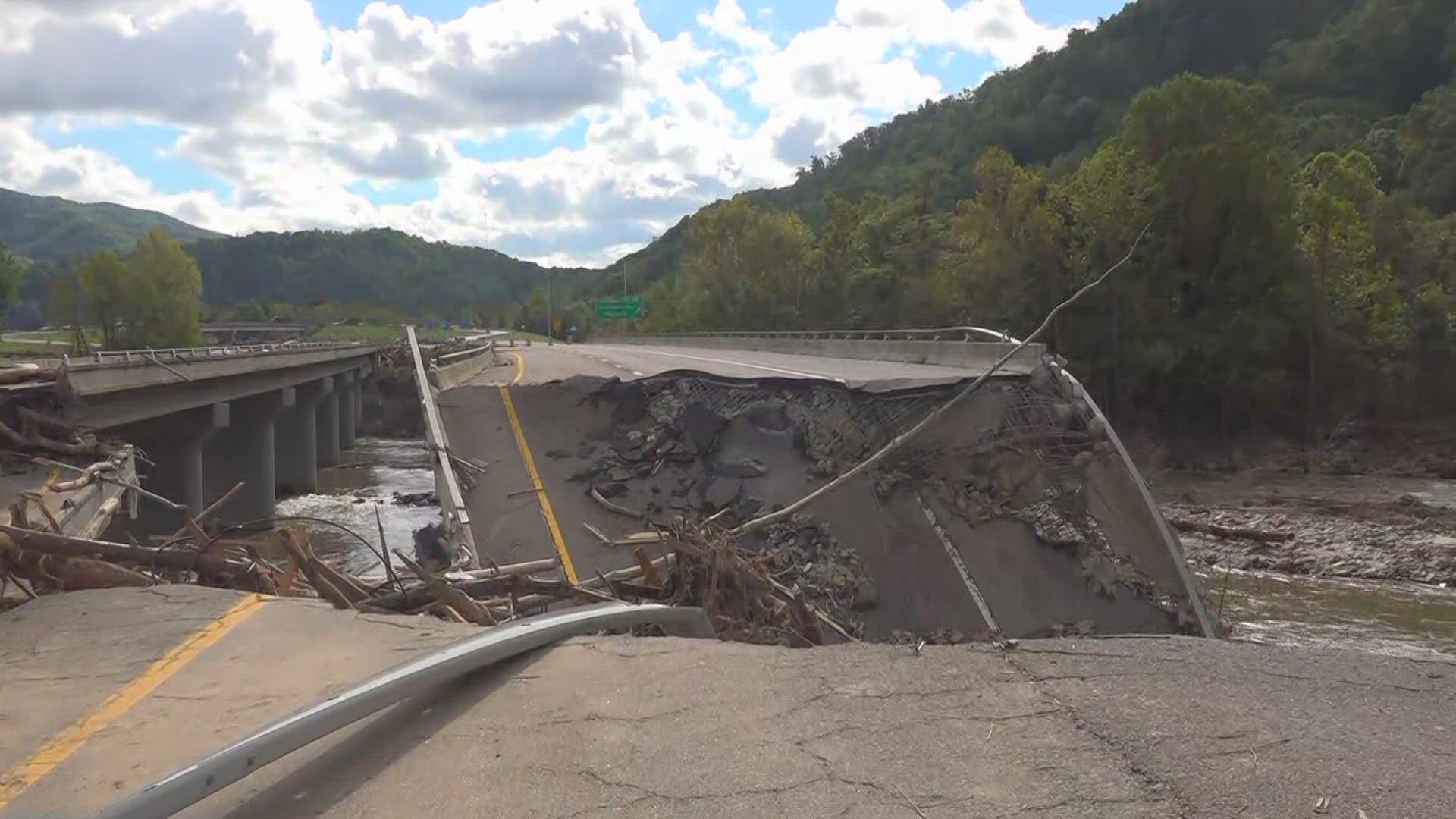 I-40 won't reopen any time soon between NC and TN, NCDOT says ...