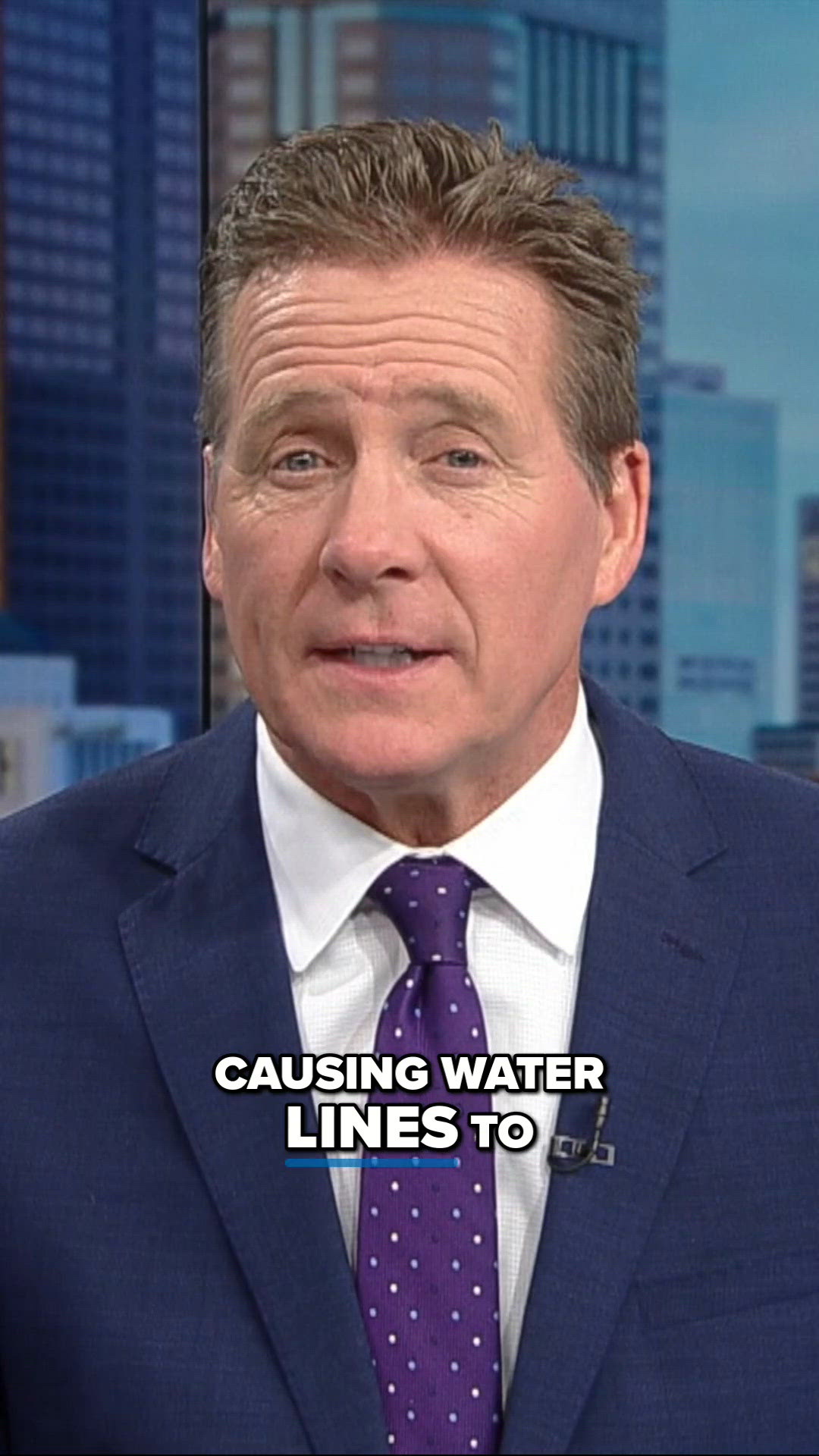 Resident shares experience with pulling car out of ice after water line ...