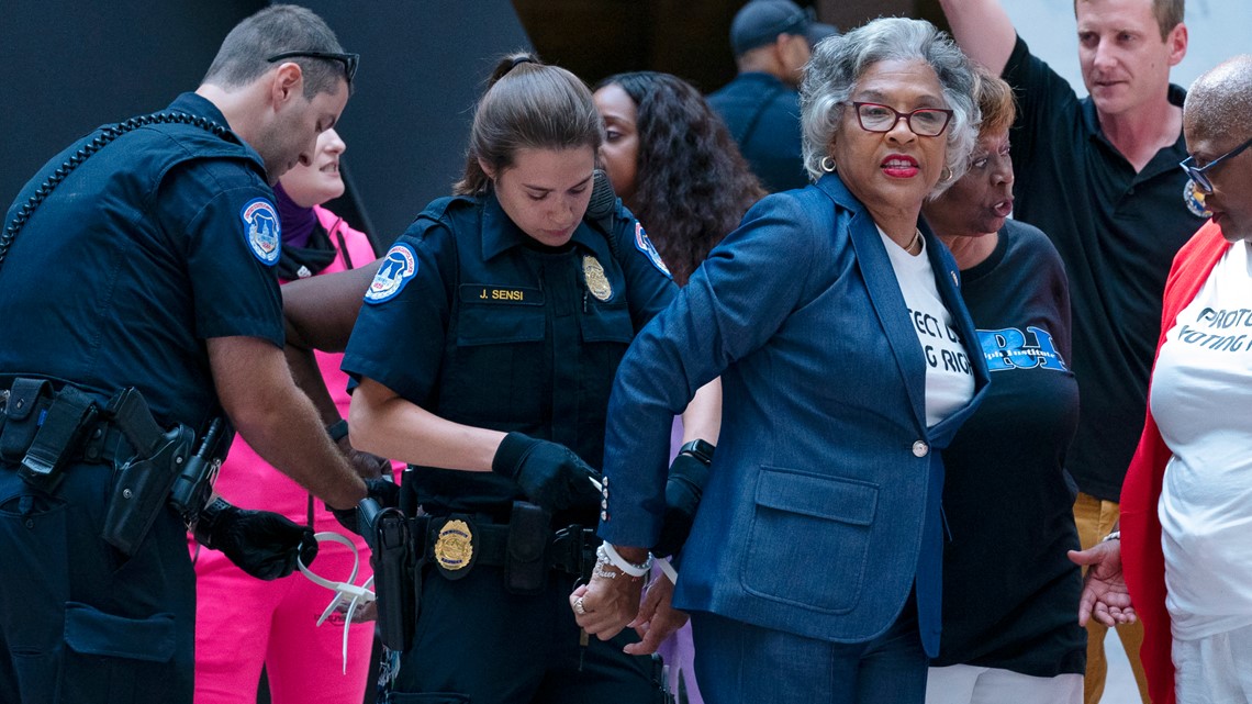 Rep. Joyce Beatty arrested during voting rights demonstration in ...