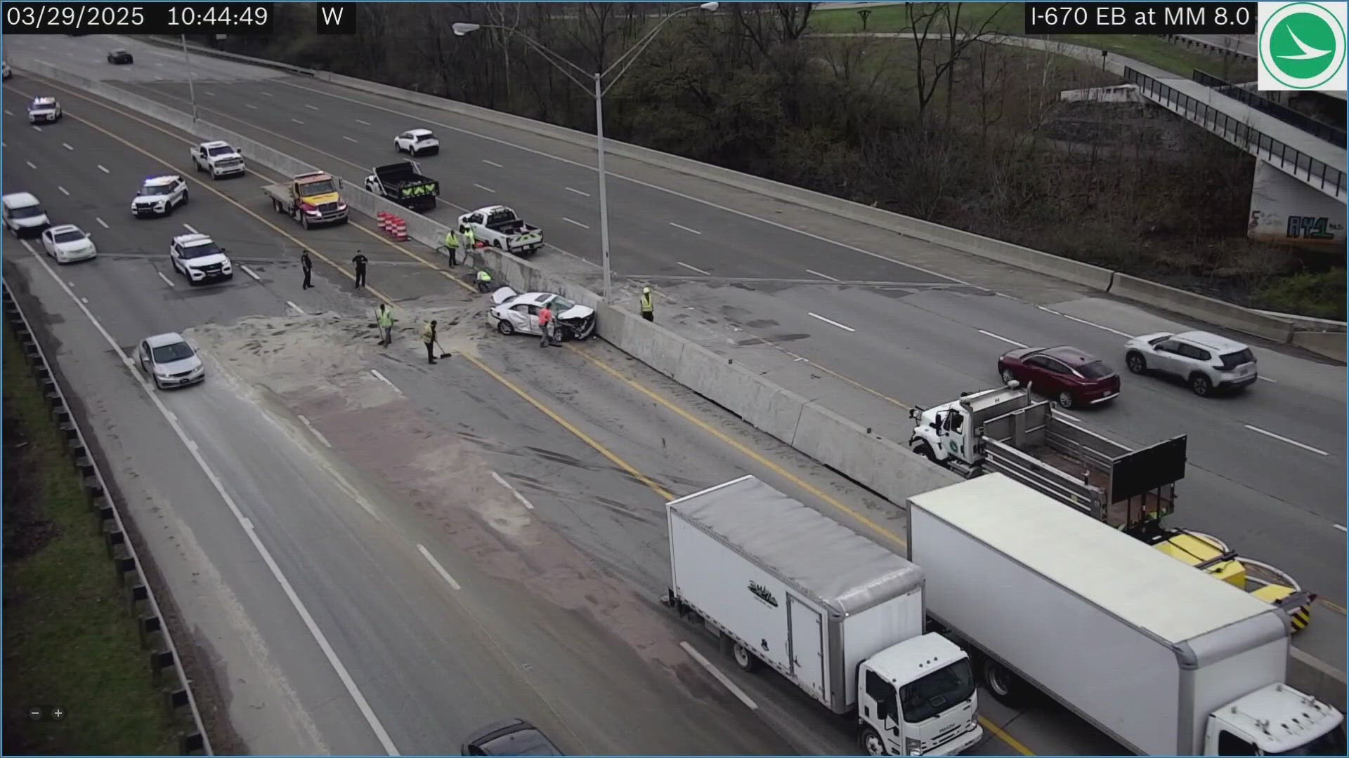 Police: Crash on I-670 East leaves 1 injured | 10tv.com