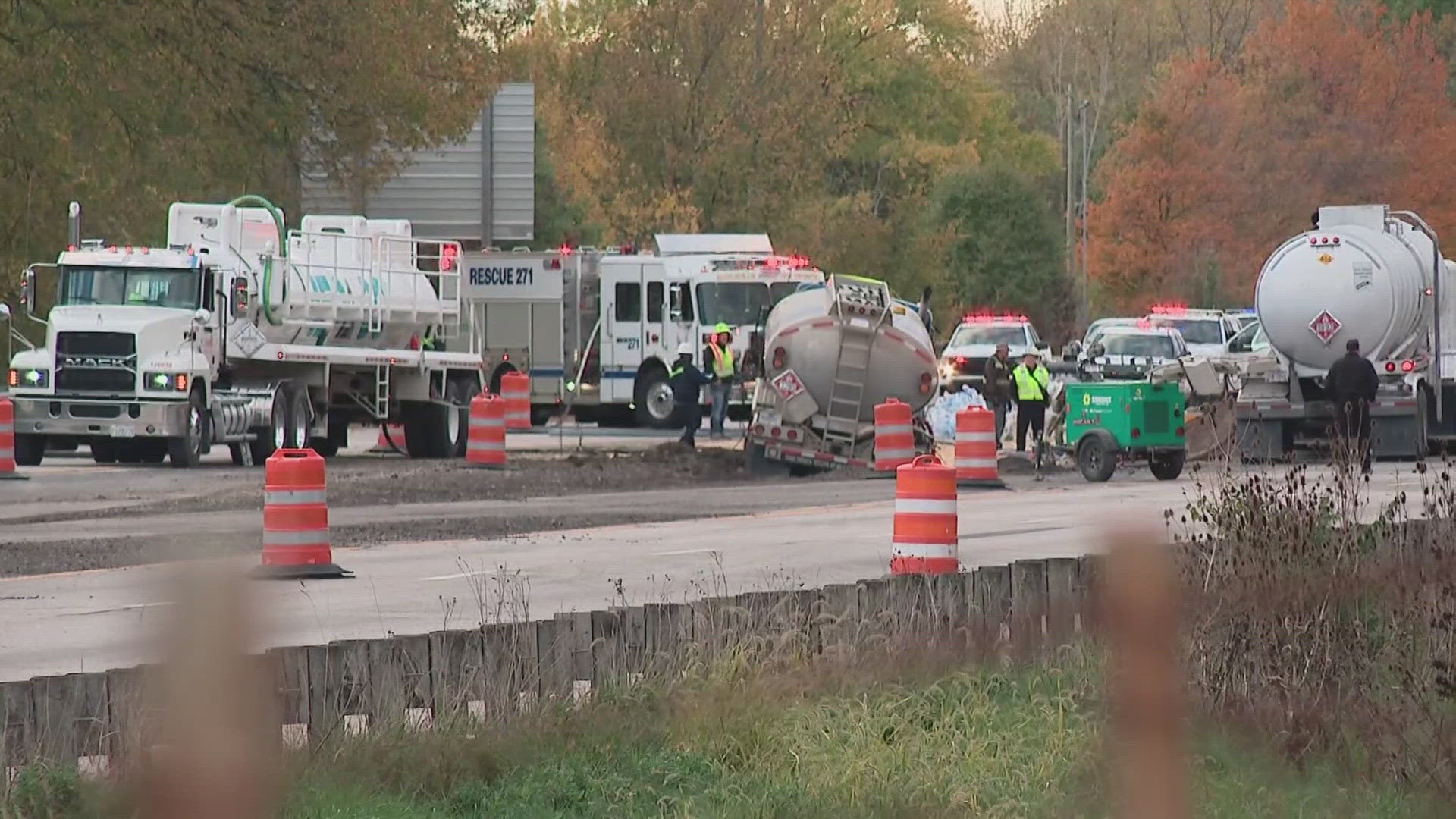 Police: Tanker truck driver cited after crash on U.S. 33 in Marysville ...