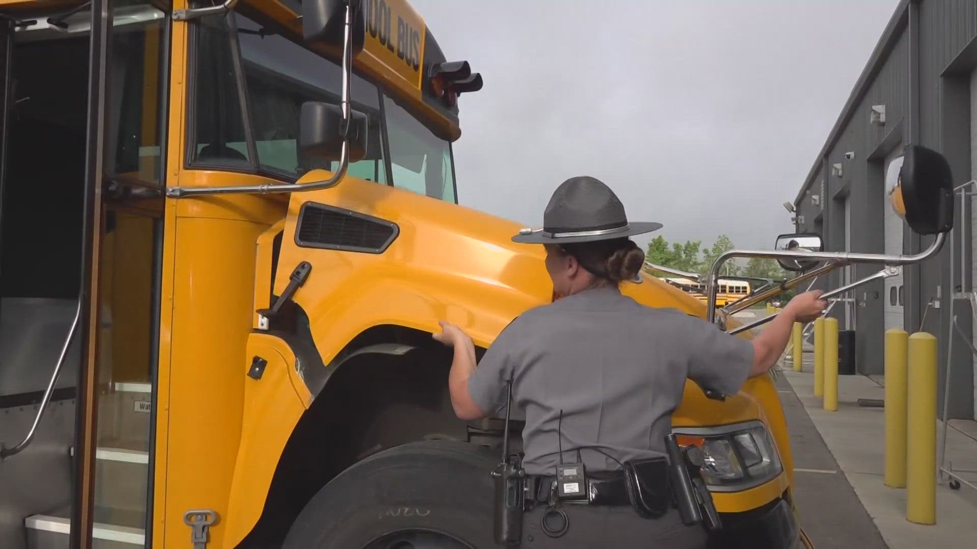 OSHP inspects school buses for issues ahead of first day of classes ...