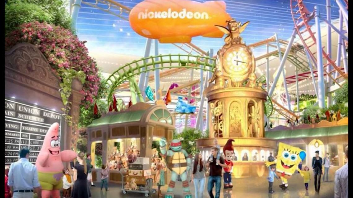 Nickelodeon Universe, largest indoor theme park in North America ...
