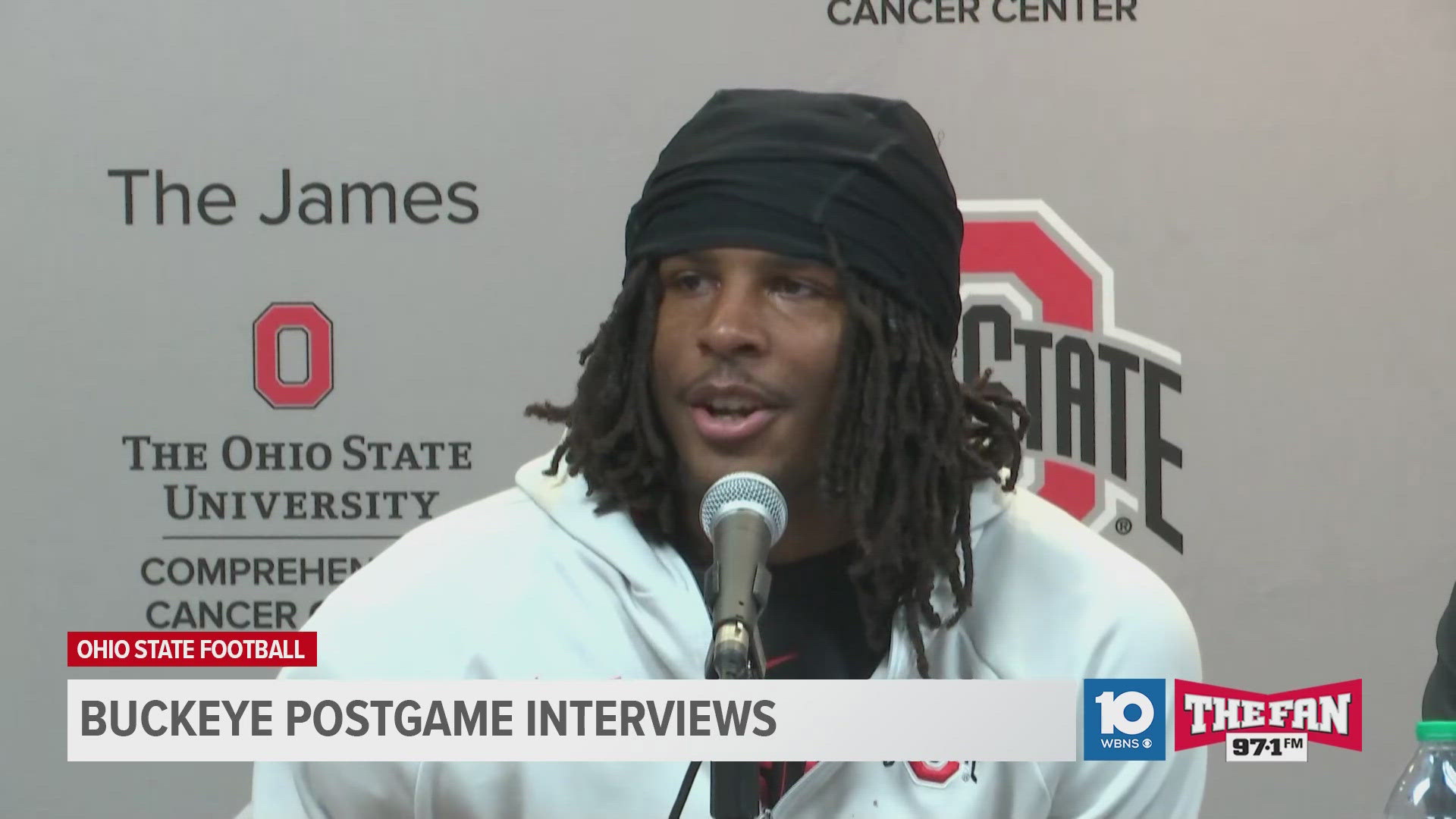 Bo Jackson, Caden Curry postgame interviews | Ohio State vs. Michigan ...