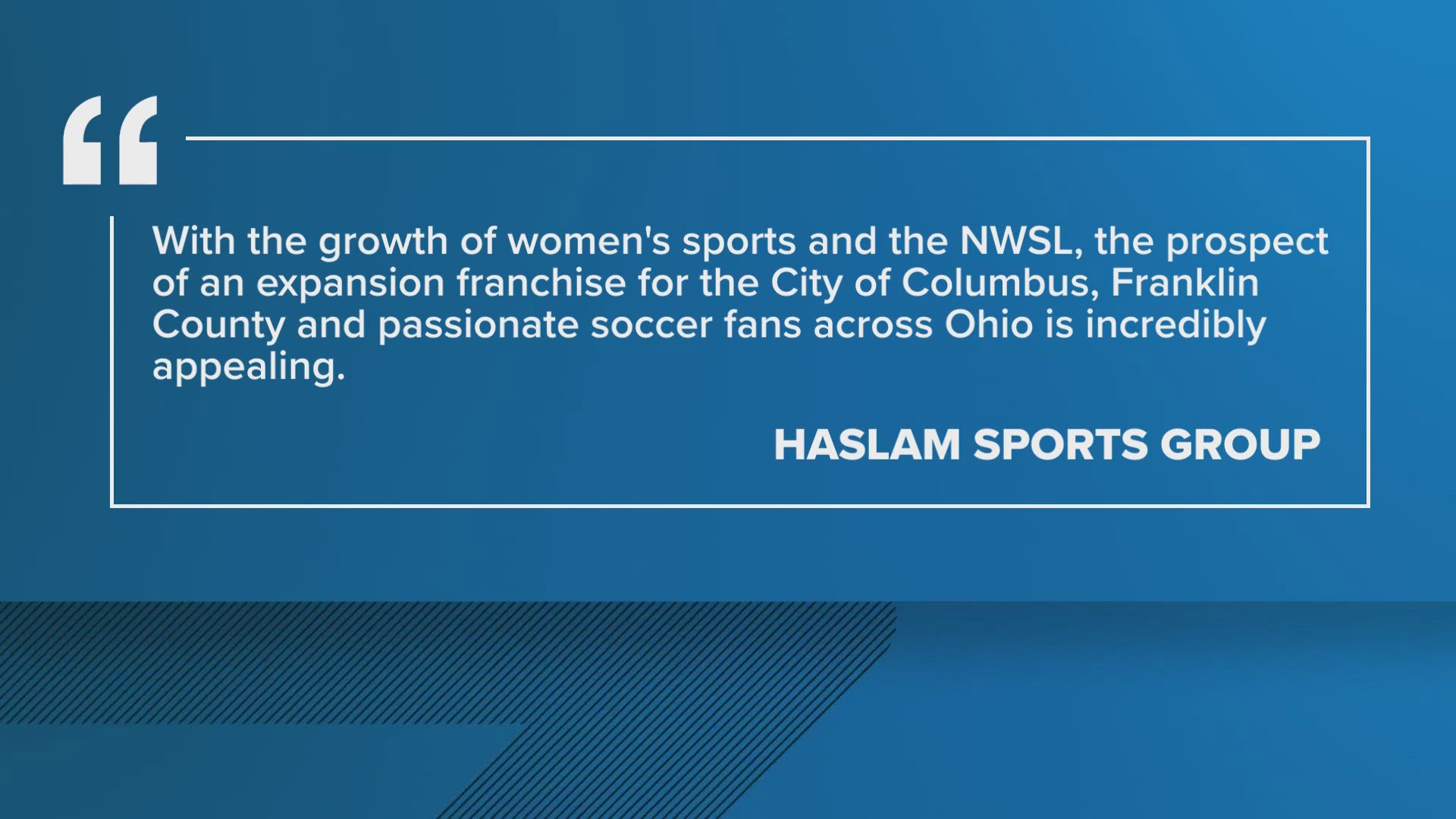 Crew owners confirm early talks with NWSL about Columbus expansion ...