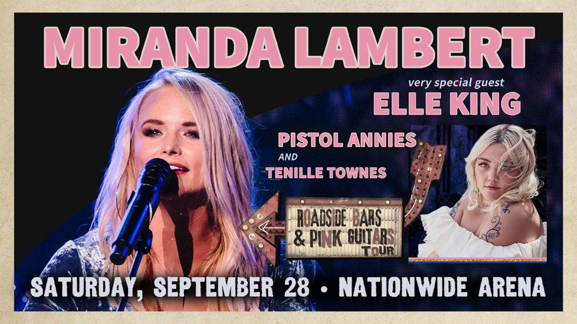 Miranda Lambert announces Roadside Bars and Pink Guitars tour stop in ... Miranda Lambert announces Roadside Bars and Pink Guitars tour stop in ...