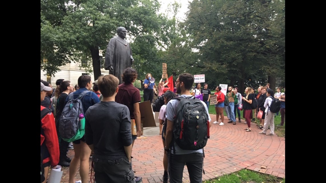 OSU students protest Kavanaugh, sexual assaults | 10tv.com