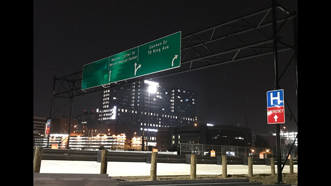 Northbound 315 ramp reopens to Medical Center Drive in OSU campus area ...