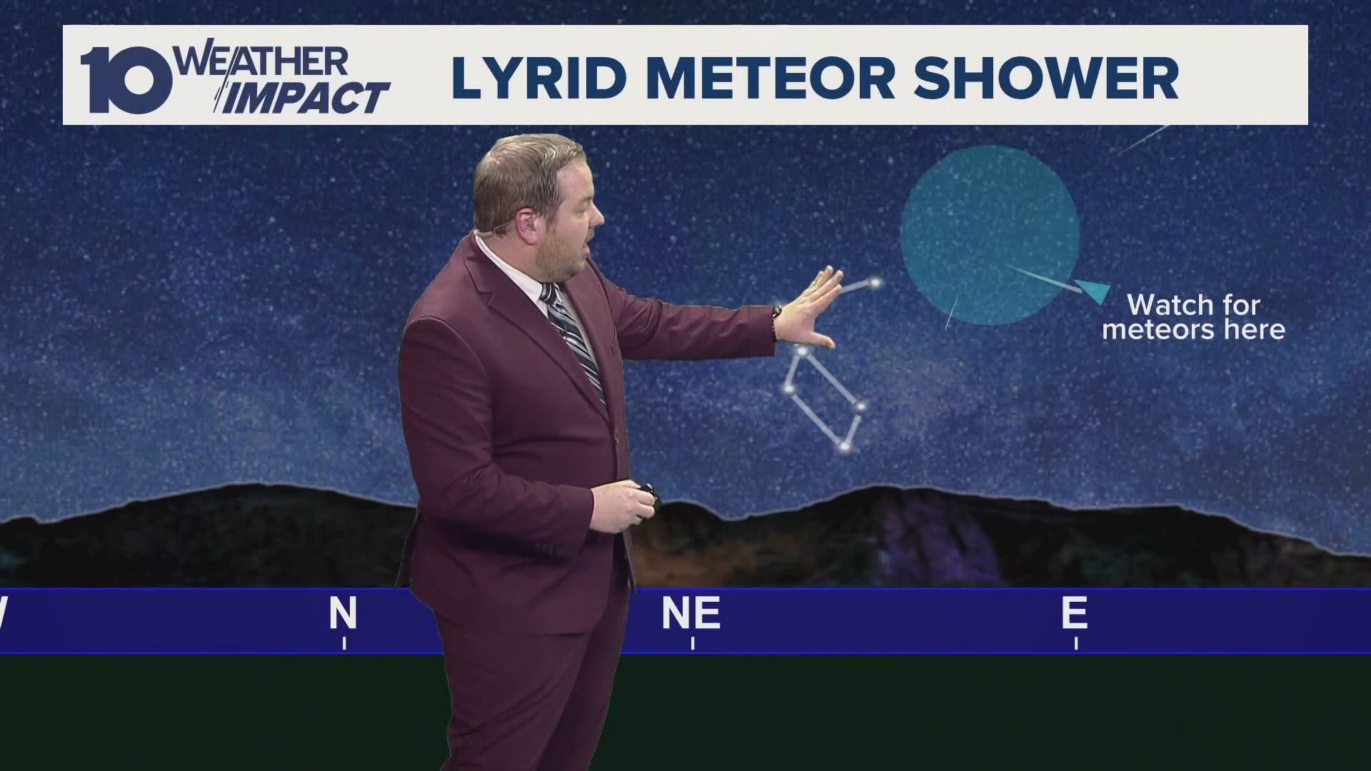 Lyrid meteor shower: When is the peak, how to watch | 10tv.com