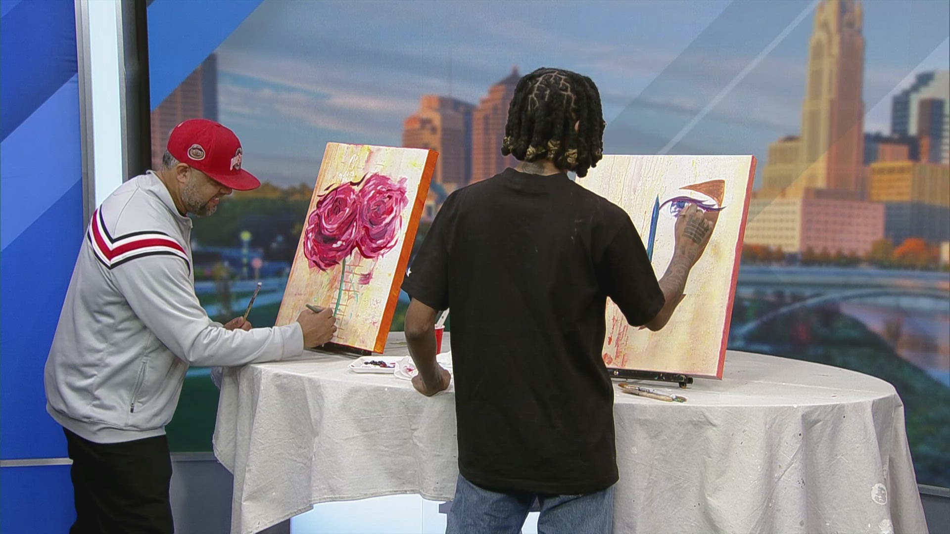 Columbus artists launch live painting event to fight food insecurity ...