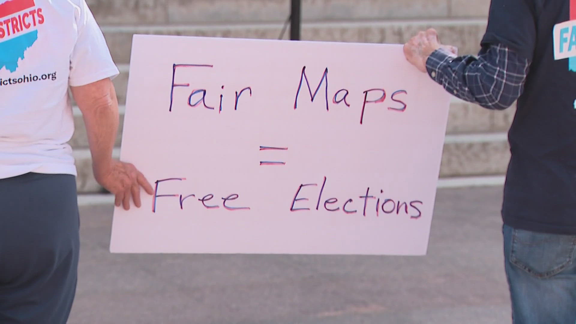 Group rallies for fair congressional district maps outside statehouse ...